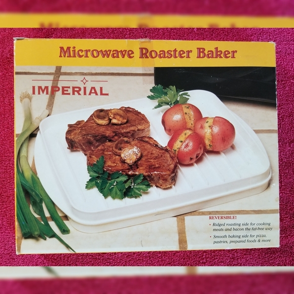 imperial | Kitchen | Imperial Microwave Roaster Baker Cooking Tray ...